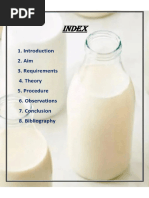 isolation-of-casein-from-milk-lab-report | PDF | Milk | Proteins