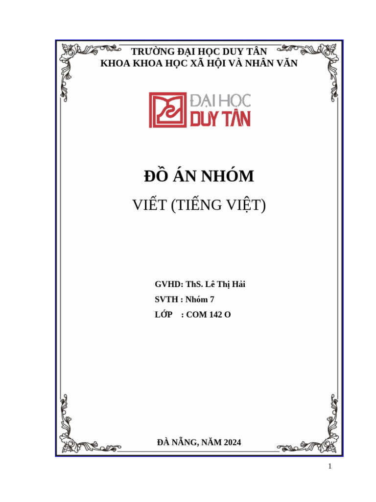 bài tiểu luận nhóm7 | PDF