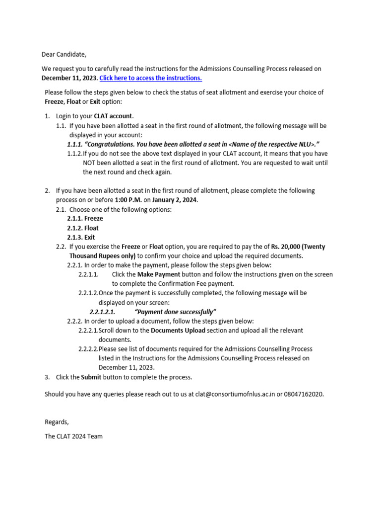 1 ST List Instructions | PDF