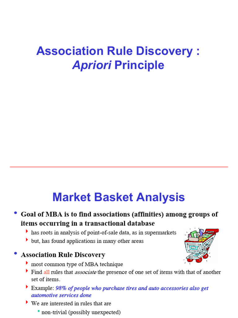 Unit4 1 Association Rules Apriori | PDF | Algorithms And Data Structures | Information Retrieval