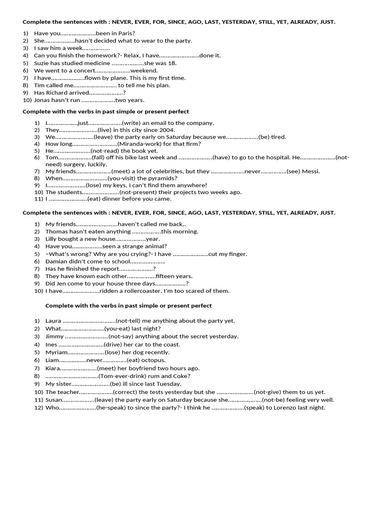 English Grammar Fill-in-the-Blanks Exercise | PDF | Linguistics | Grammar