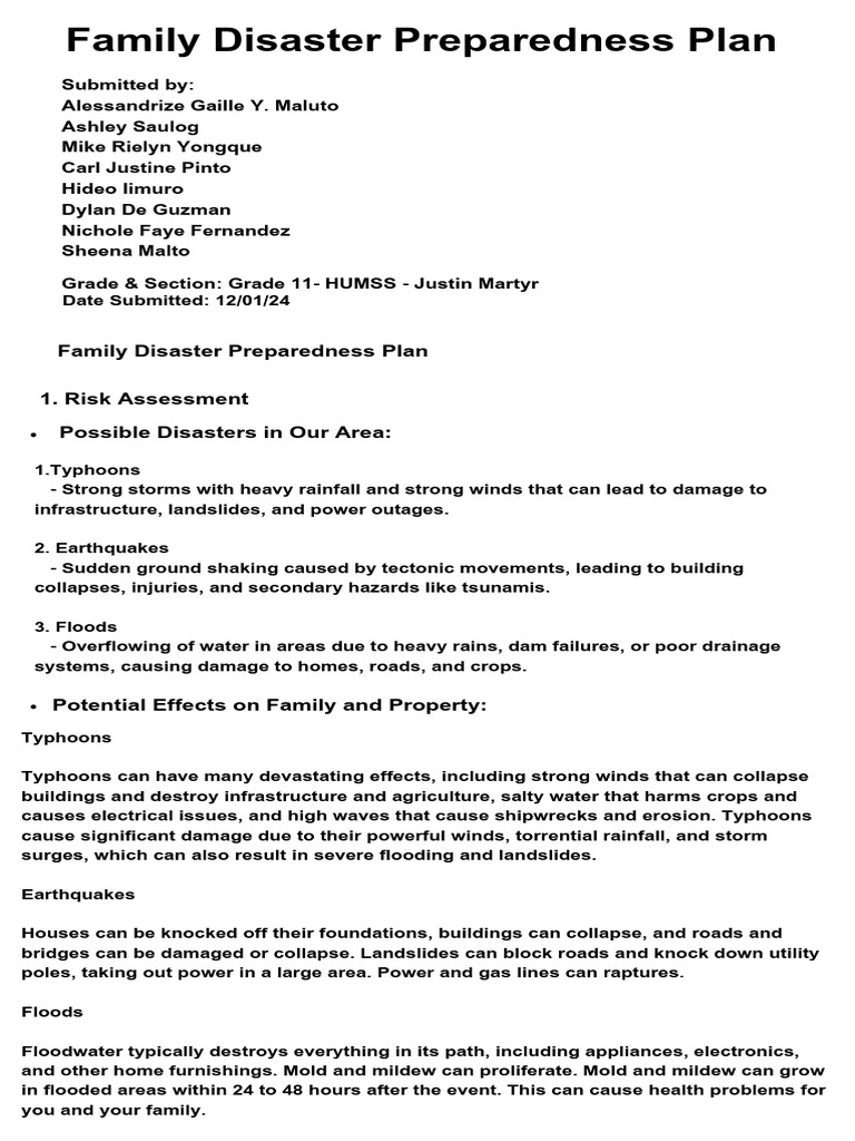 Group-3-E.l.s 20241201 193653 0000 | PDF | Flood | Natural Disasters