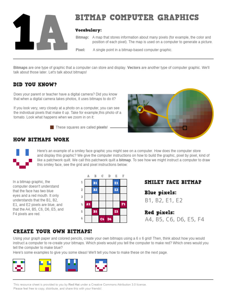 Bitmap Basics for Kids | PDF | Pixel | Chess