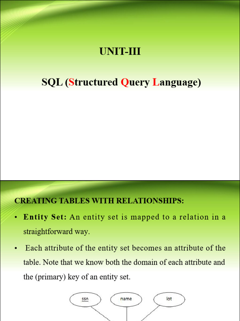 DBMS_UNIT_3_MINORS-part-1 | PDF | Computer Programming | Databases DBMS_UNIT_3_MINORS-part-1 | PDF | Computer Programming | Databases