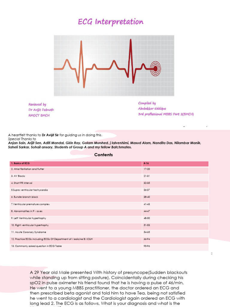Copy of ECG interpretation guide BMC | PDF | Electrocardiography | Heart