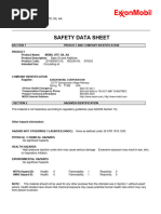 Mobil DTE 24 Safety Data Sheet | PDF | Toxicity | Waste Management