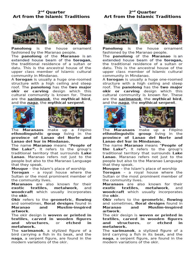 Arts-2nd-Quarter-Activities (1) | PDF