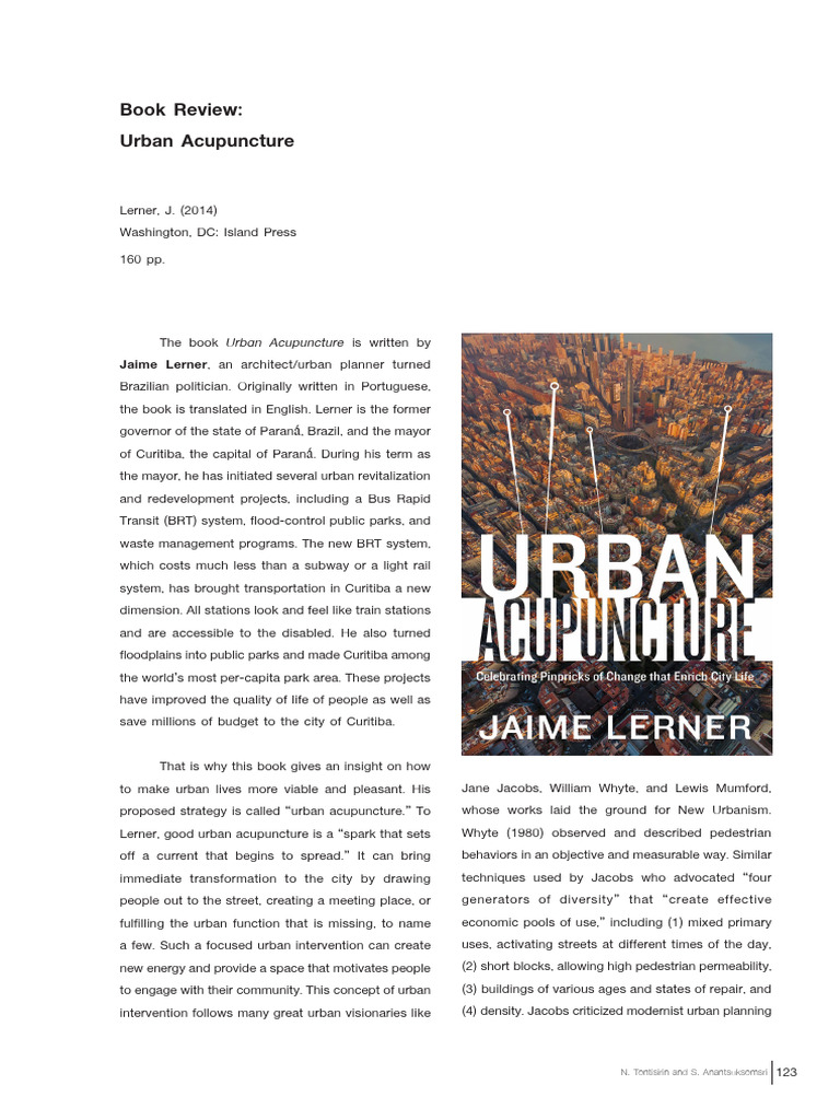 Urban Acupuncture: Revitalizing Cities | PDF | Urban Planning