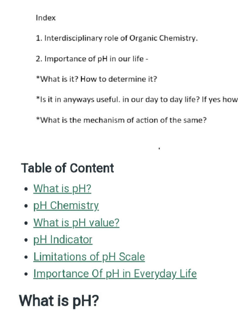 Class 10 Chemistry Project | PDF