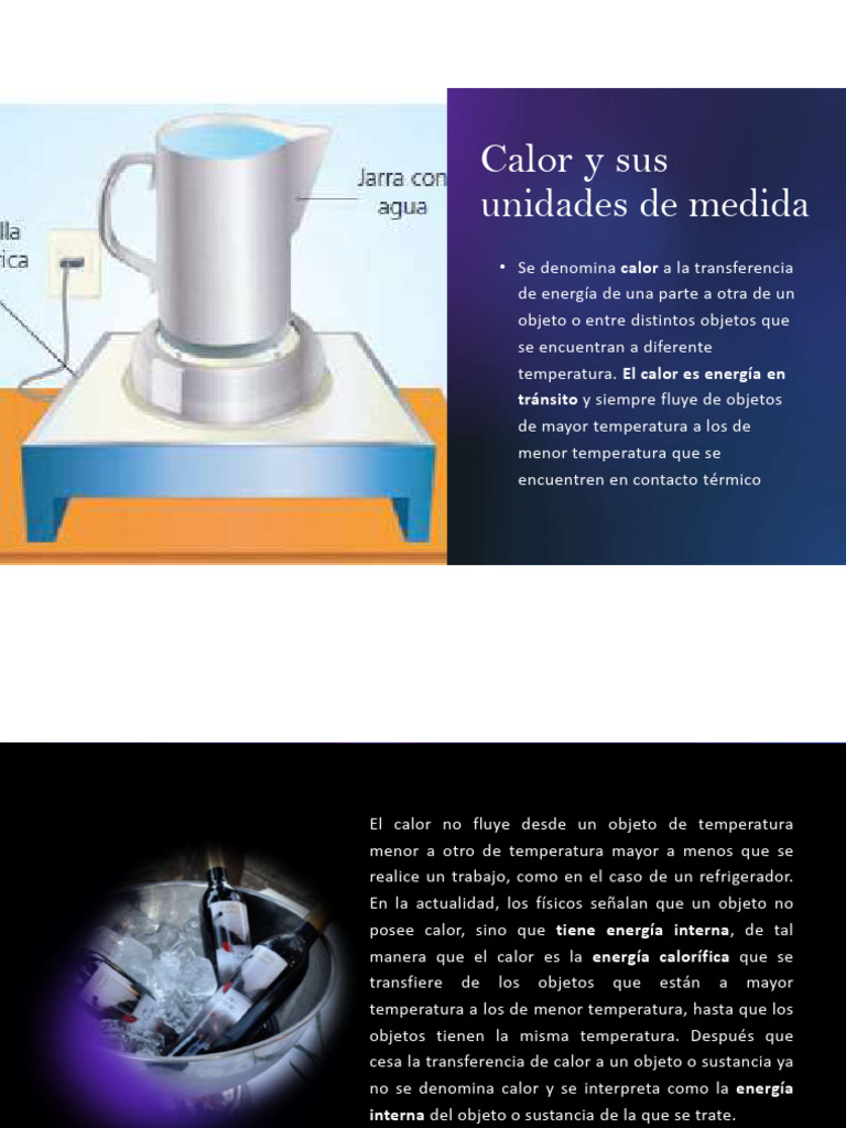 Objetos con alta temperatura y calor | PDF | Calor | Caloría