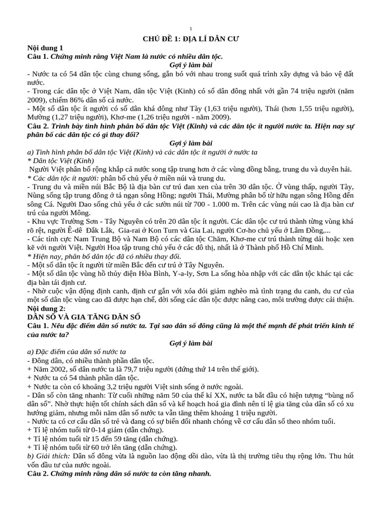 Tl Bồi Dưỡng Hsg Địa 9 | PDF