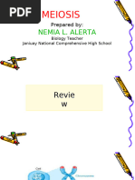Meiosis Notes 2025 | PDF | Meiosis | Chromosome