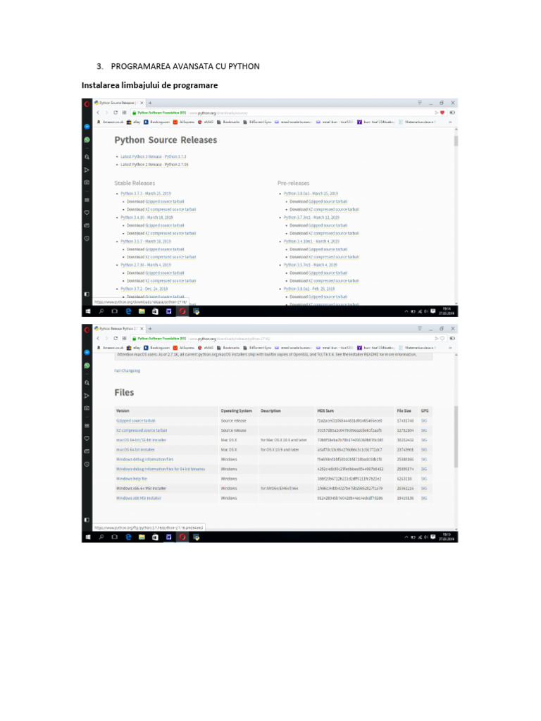 5 Programarea Robotilor in Python | PDF | String (Computer Science) | Computer Programming