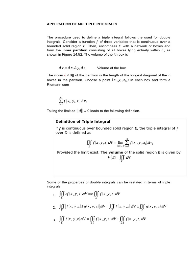 Group 4. Cal3 Written Report | PDF | Integral | Mathematical Objects