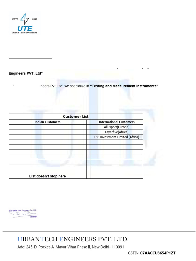 Company Introduction | PDF