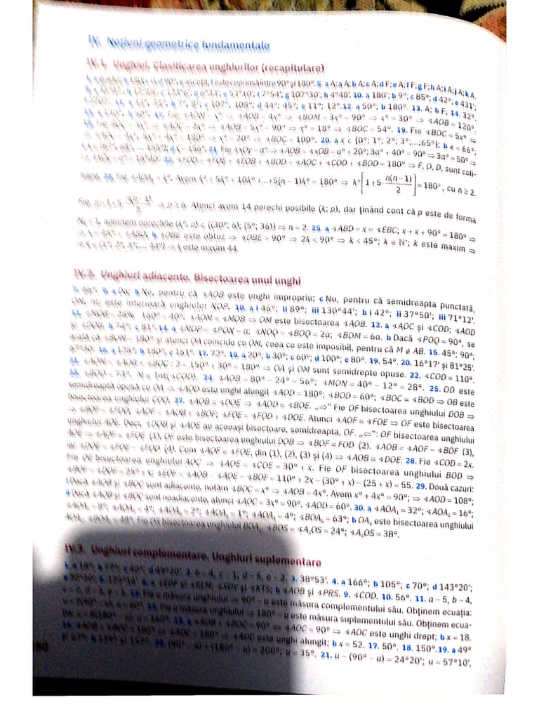 cl6 Geom Sol Sem 1 | PDF