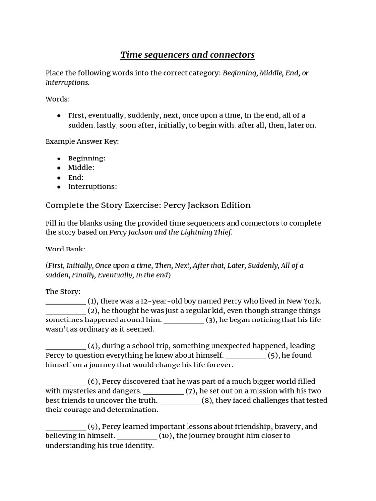 Time Sequencers and Connectors | PDF