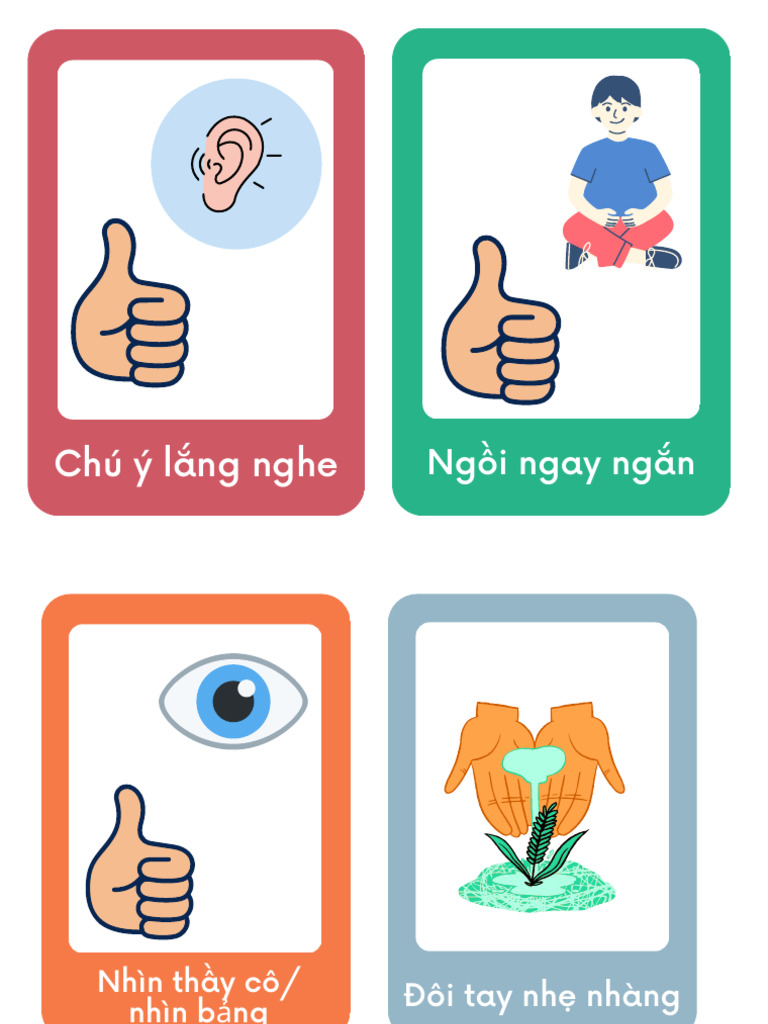 Classroom Rules Flashcards (A3) | PDF