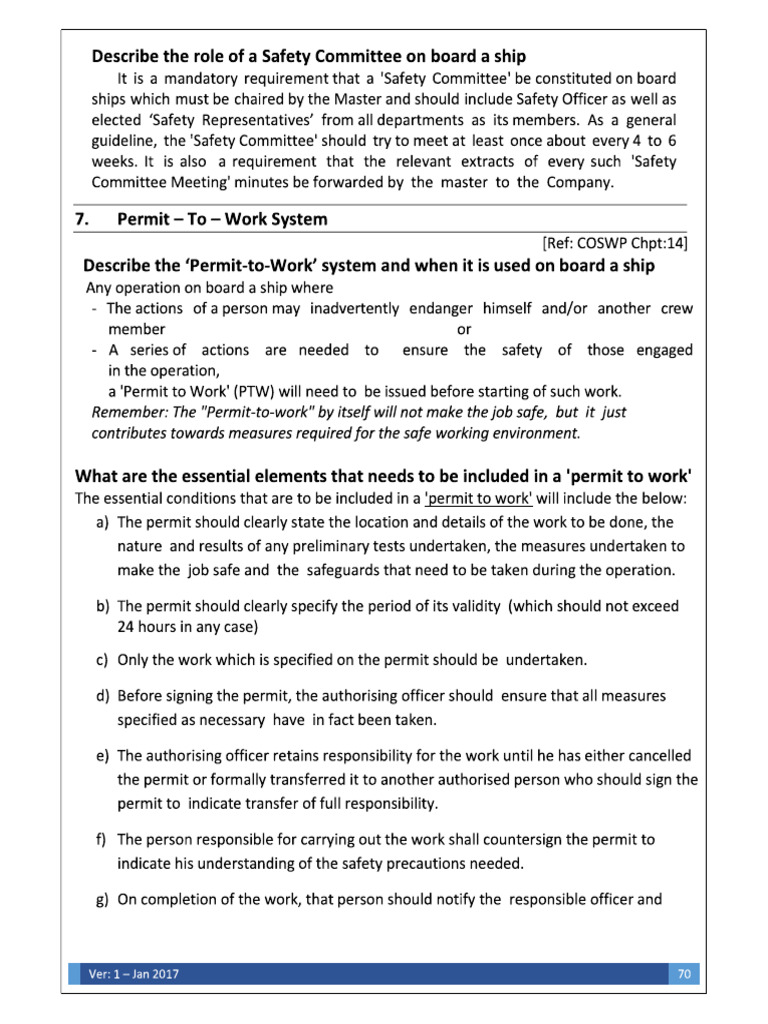 PTW System and LOTO | PDF