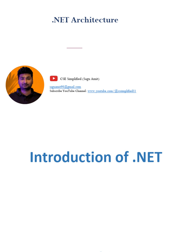 Net Architecture Cse Simplifiedsagu Amit Pdf Pdf Systems Architecture Computer Science 