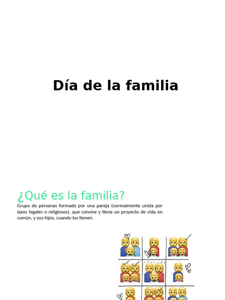 Diapositivas Dia de La Familia | PDF