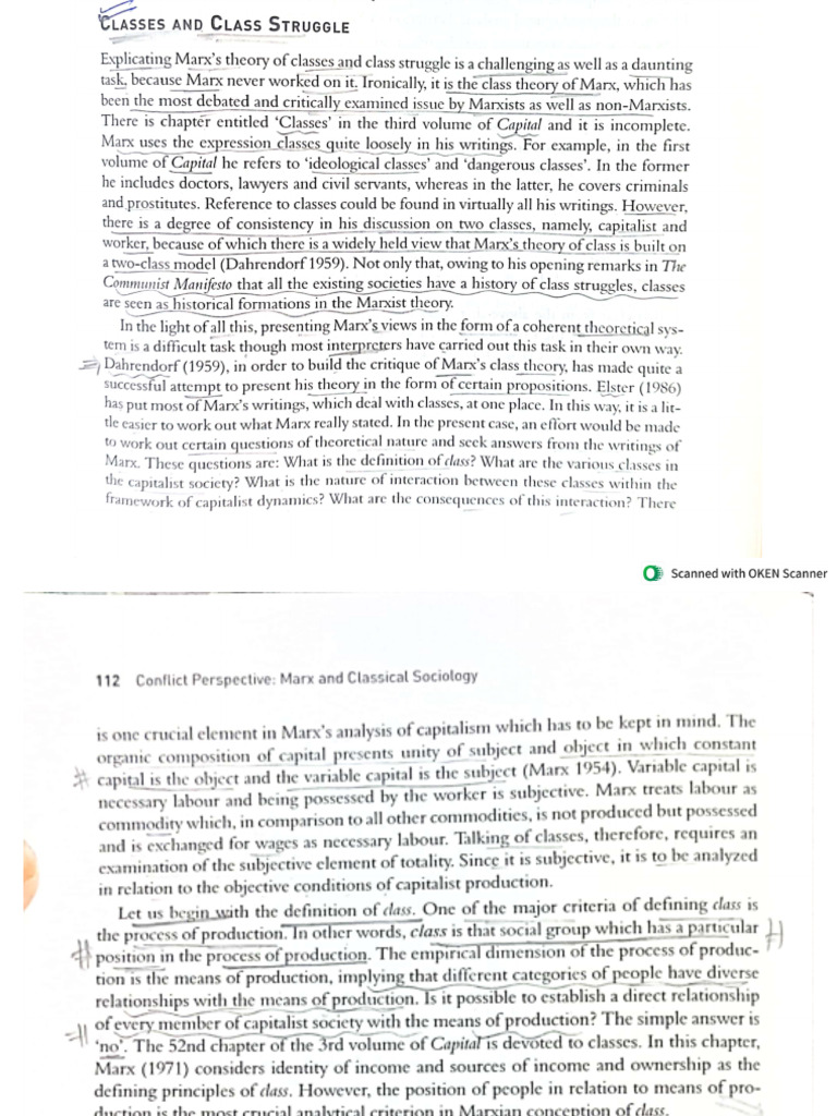 Class and Class Struggle | PDF