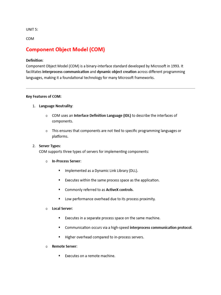 Unit5 Mwt Com Pdf Component Object Model Integer Computer Science