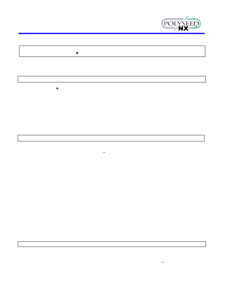 POLYSEED NX | PDF | Hazards | Asthma