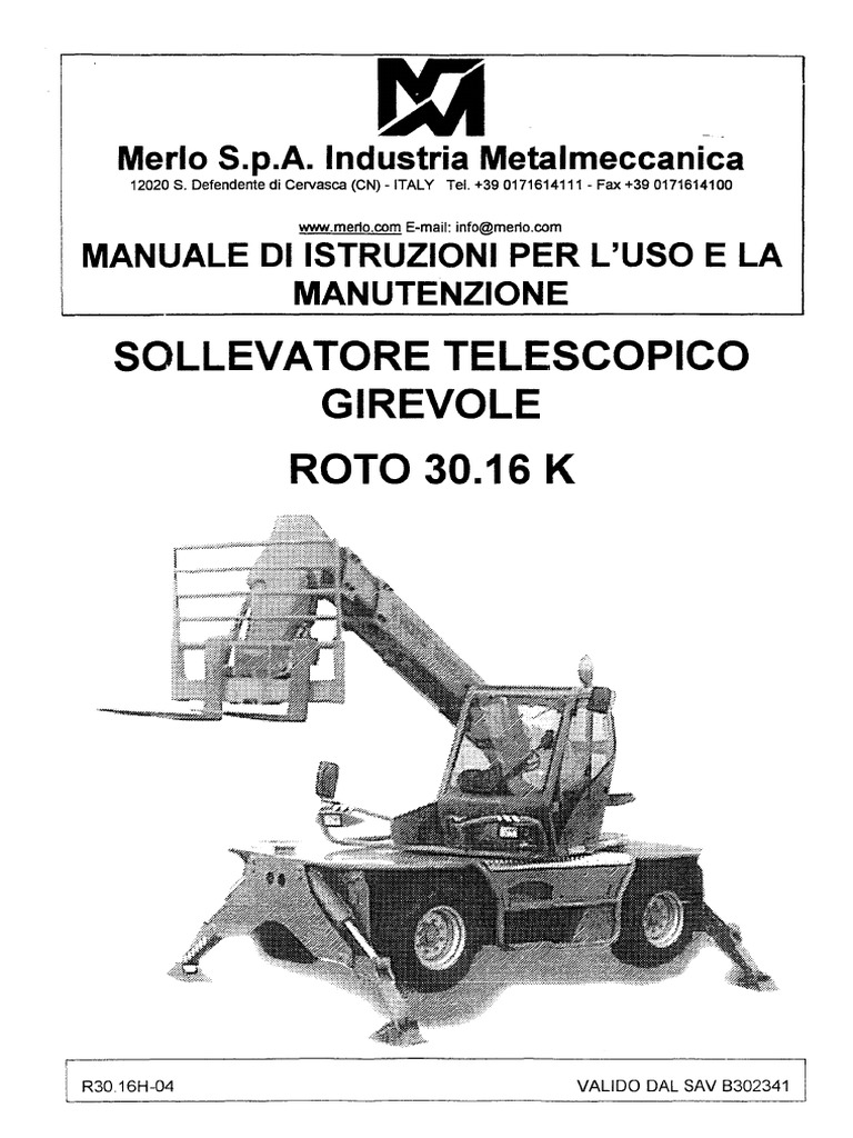 Merlo Roto 30 16k | PDF