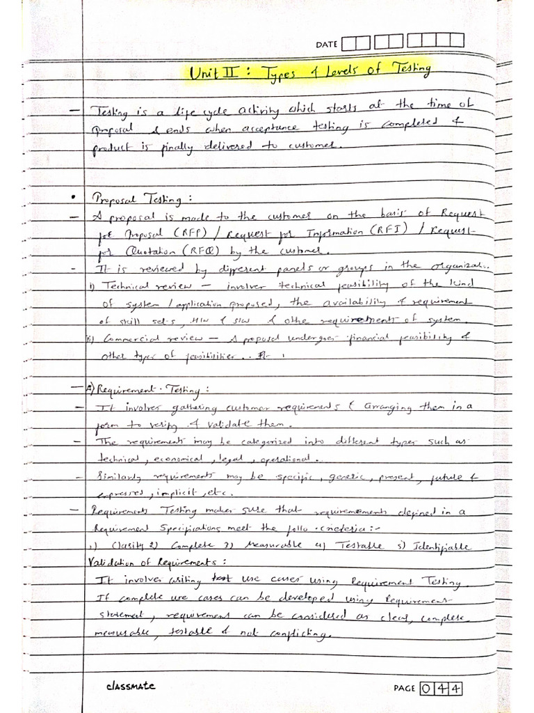 STE Unit II Handwritten Notes | PDF