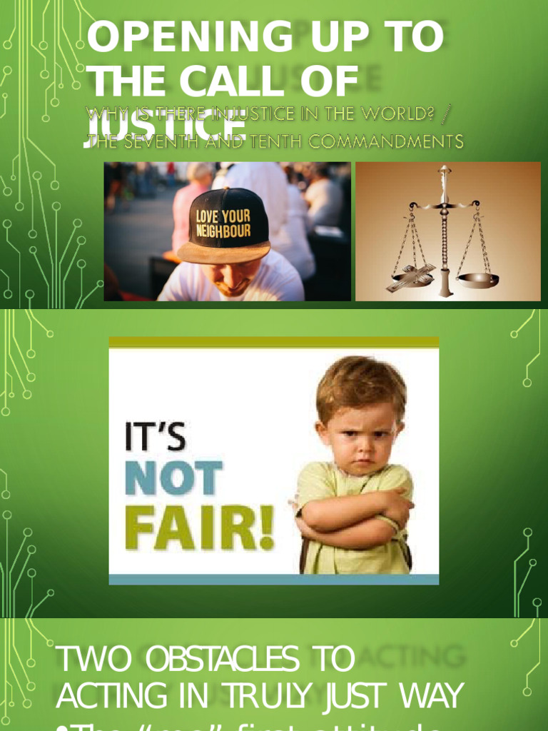 UNit 2 Chapter 2 Rel ED Opening Up To The Call of Justice | PDF