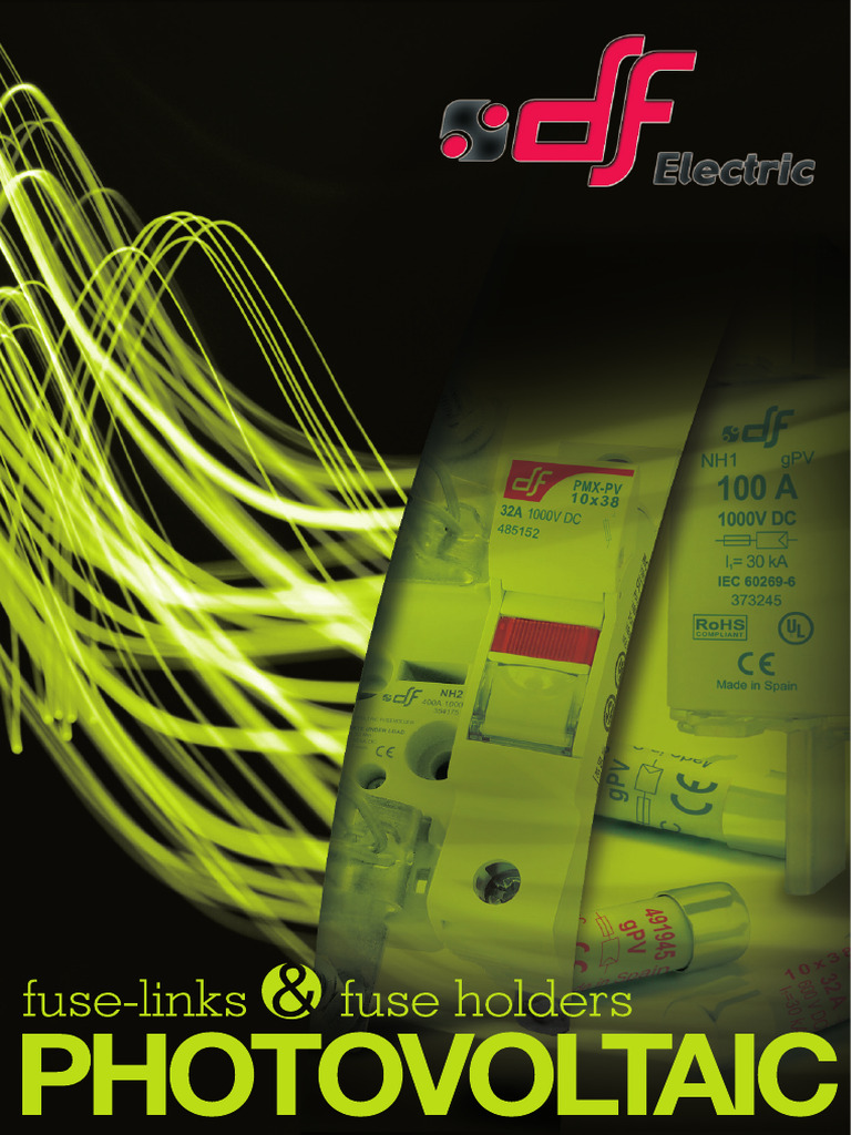 Photovoltaic Fuses and Bases | PDF | Fuse (Electrical) | Photovoltaics