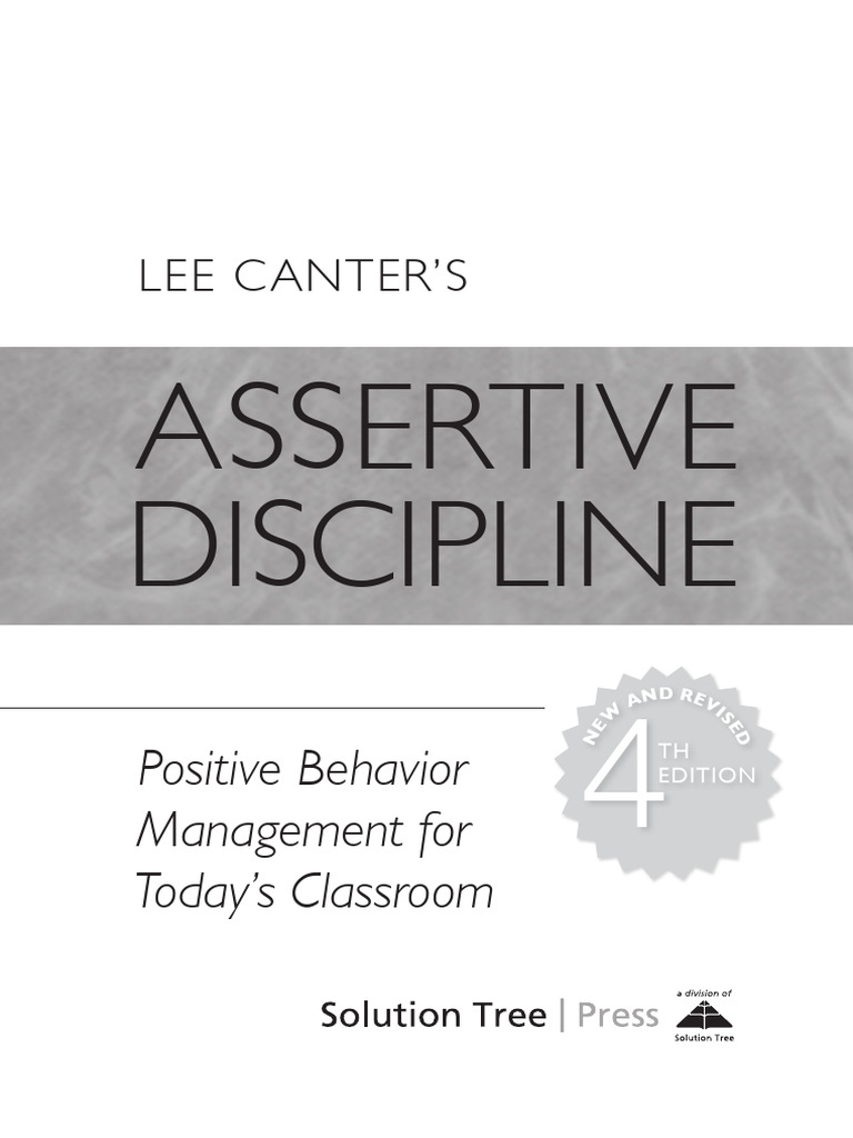 Lee Canter - Assertive Discipline - Positive Behavior Management For ...