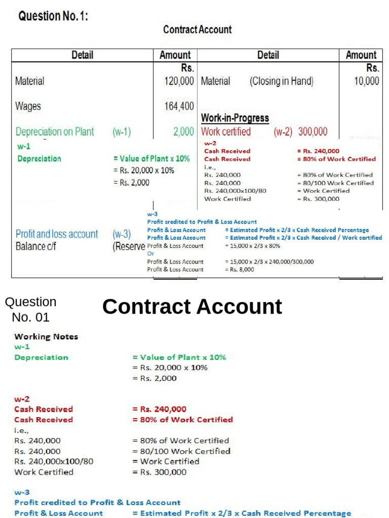Contract (Question No1 To 4) | PDF