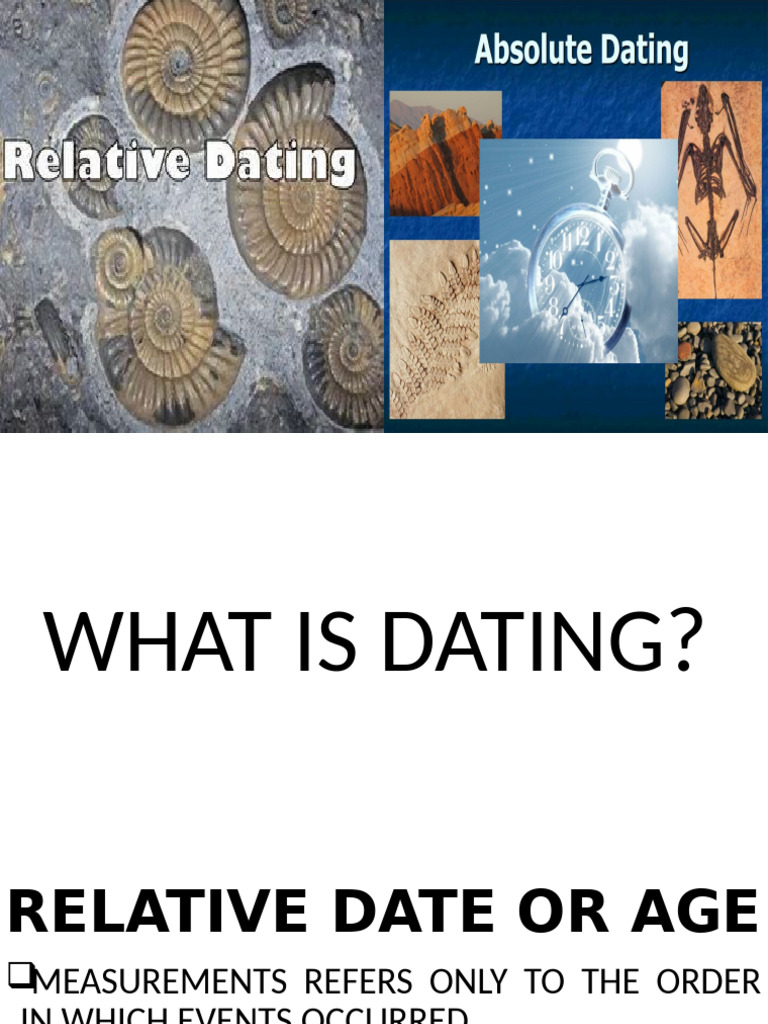Relative and Absolute Dating - 064211 | PDF