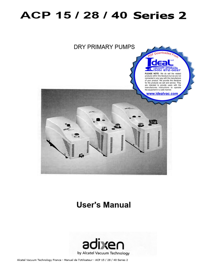 Pompa ACP40 | PDF | Pump | Electromagnetic Compatibility
