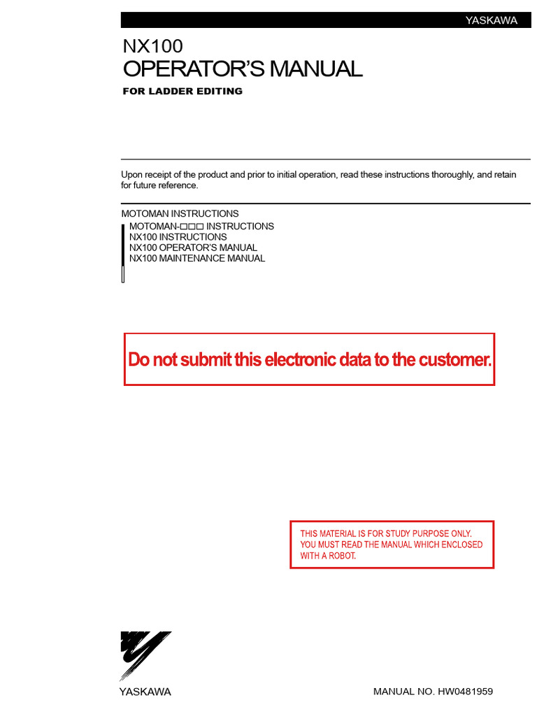 NX100 Ladder Editing (HW0481959.0) | PDF | Menu (Computing) | Cursor (User Interface)