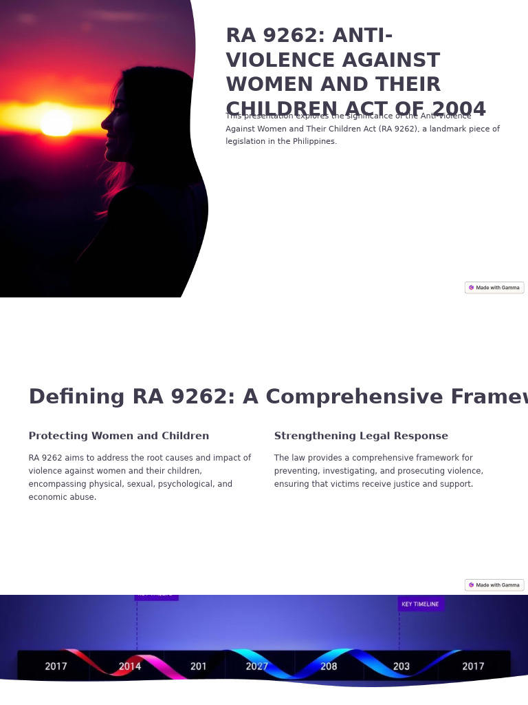 Ra 9262 Anti Violence Against Women and Their Children Act of 2004 ...