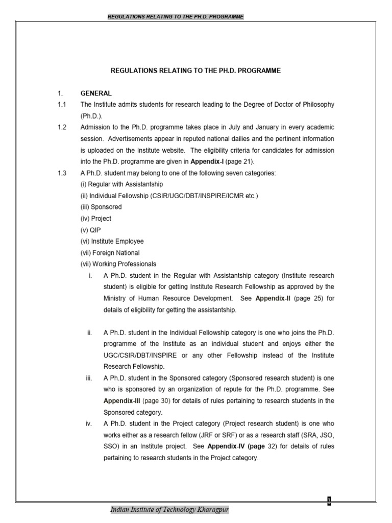 phdrules_3 | PDF | Thesis | Doctor Of Philosophy