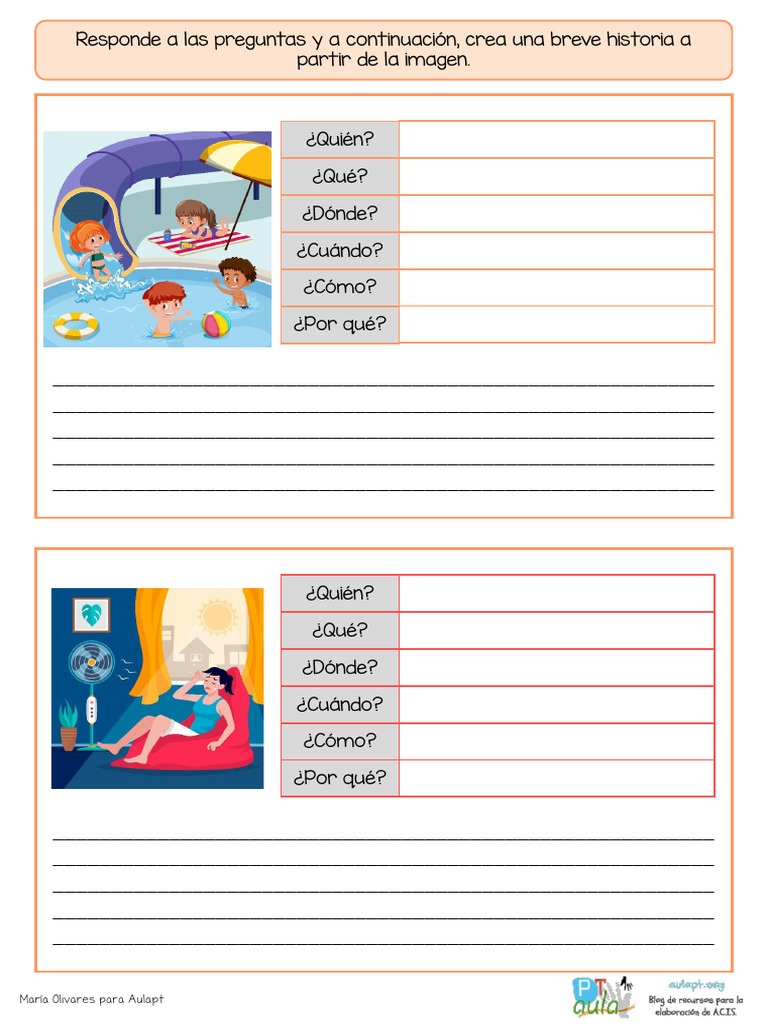 Crear historias a partir de imágenes | PDF
