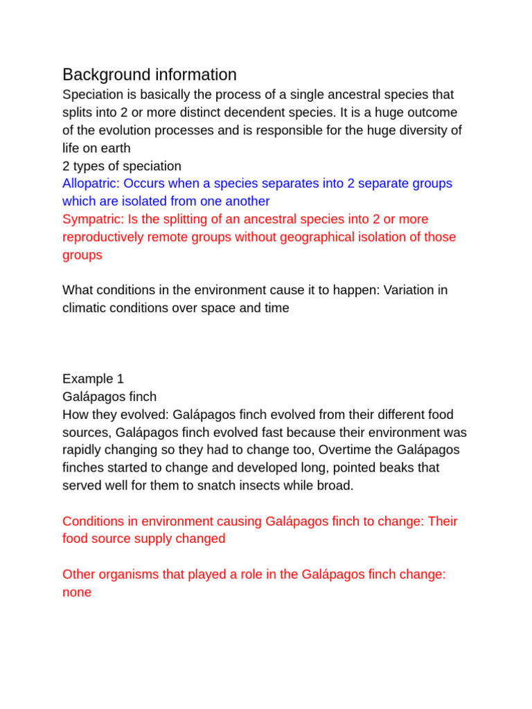 Notes For Bio Project | PDF