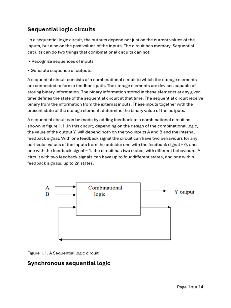 Sequence and Logic Diagram | PDF | Electronic Circuits | Feedback