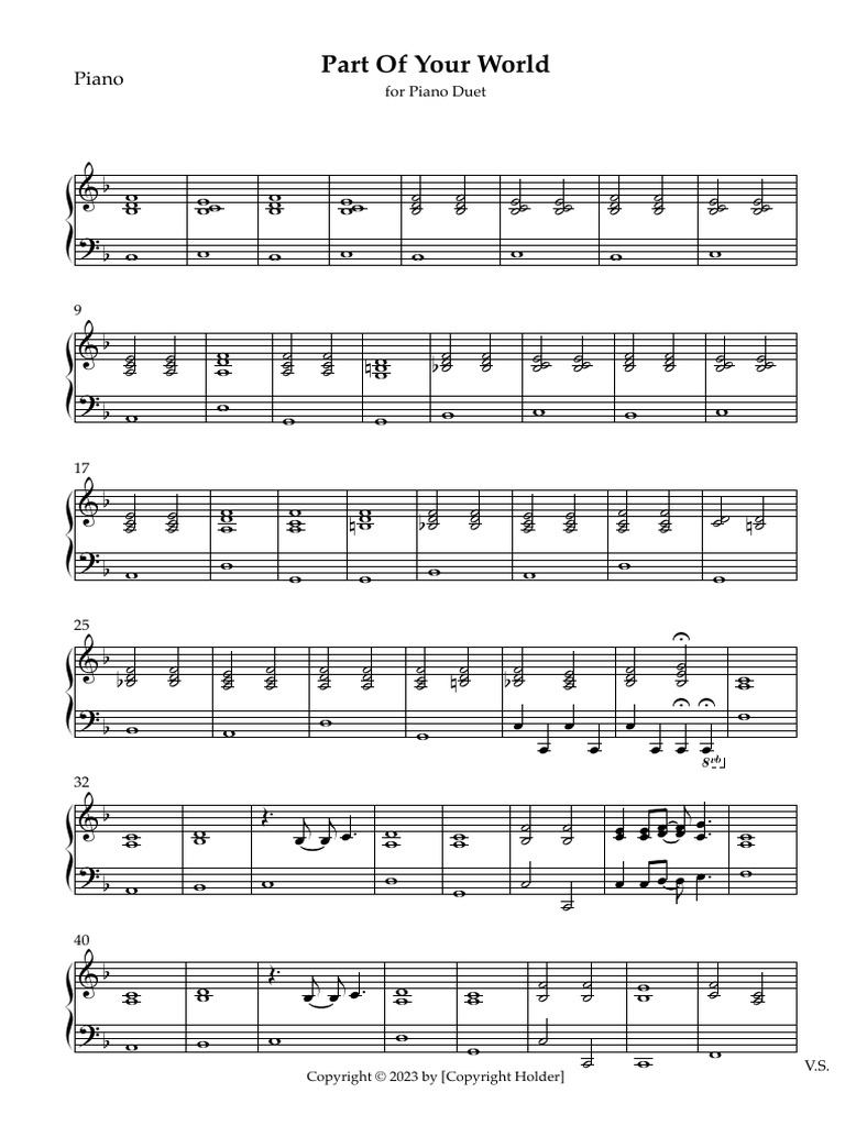 Part of your world -accomp | PDF