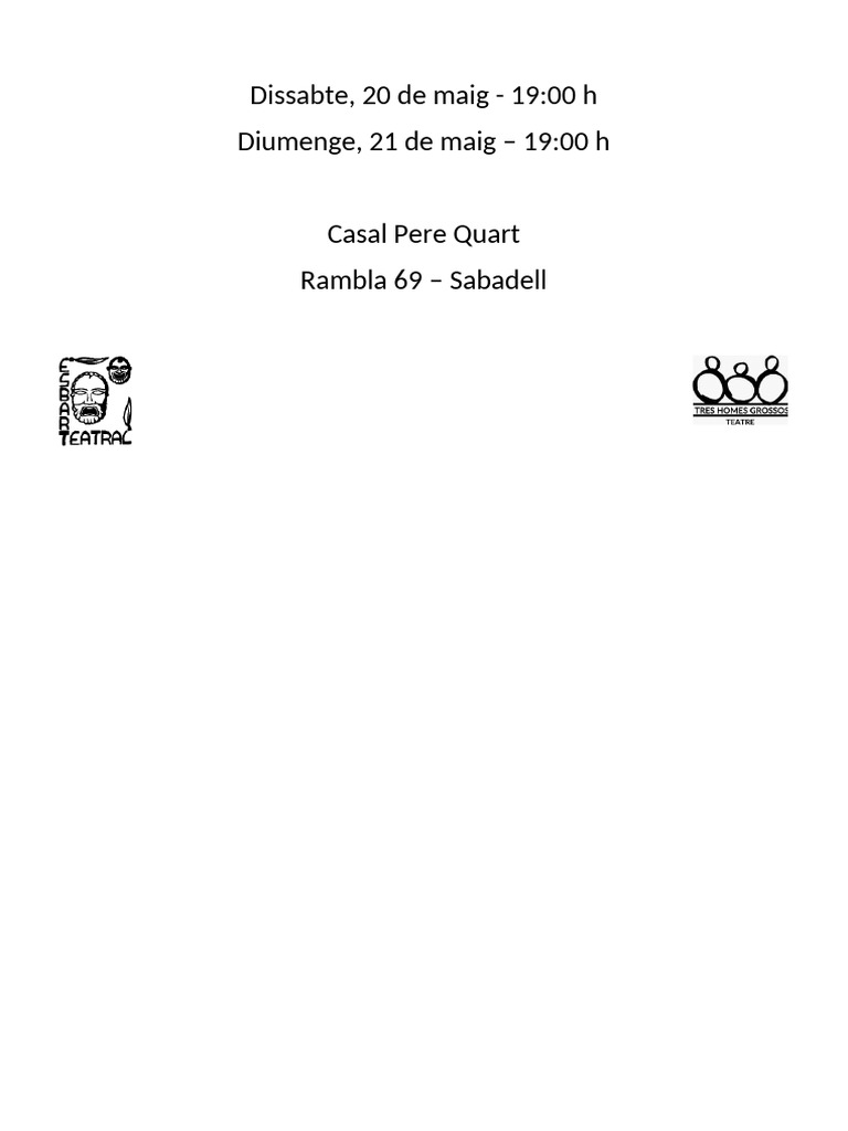 Faixa Cartell Casal Pere Quart | PDF