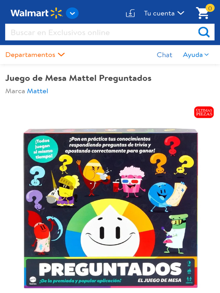 Juego de Mesa Preguntados Mattel | PDF