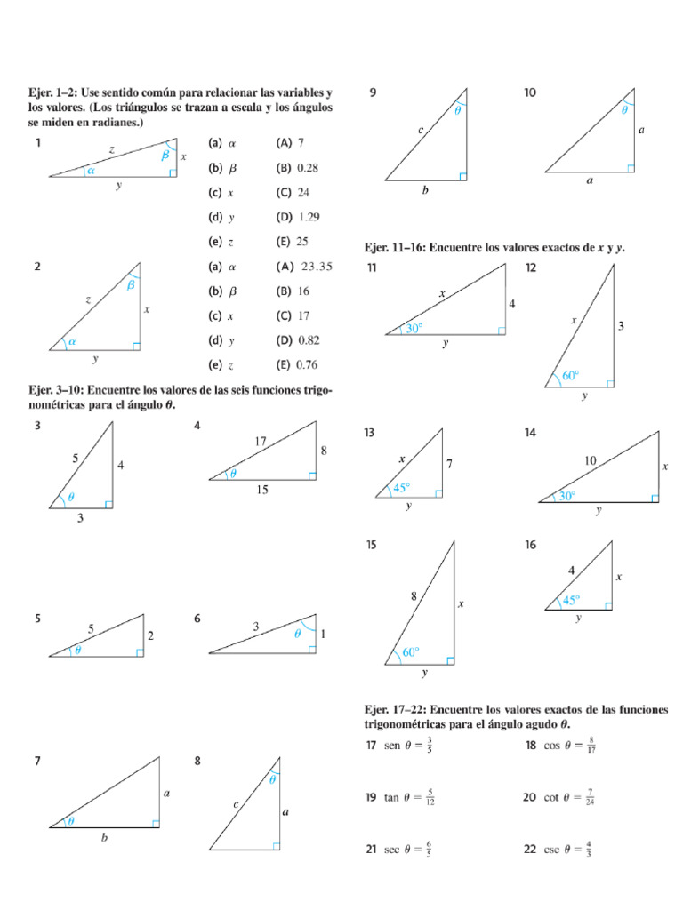 ejercicios trigo | PDF