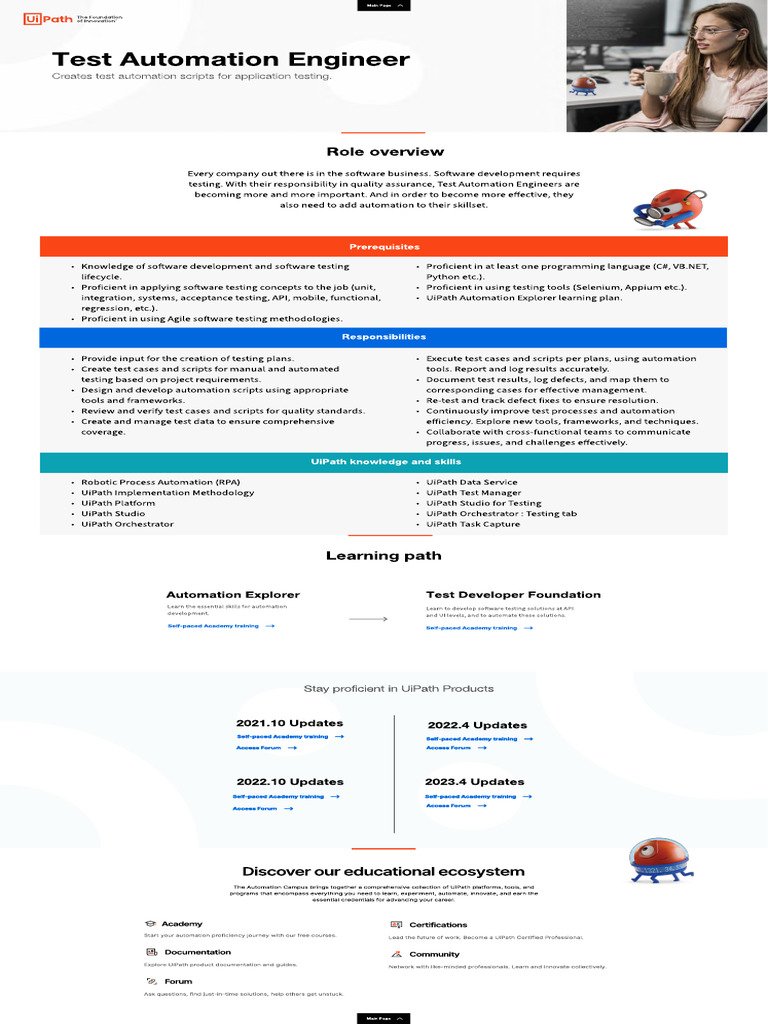 Test Automation Engineer | PDF | Software Testing | Software Industry