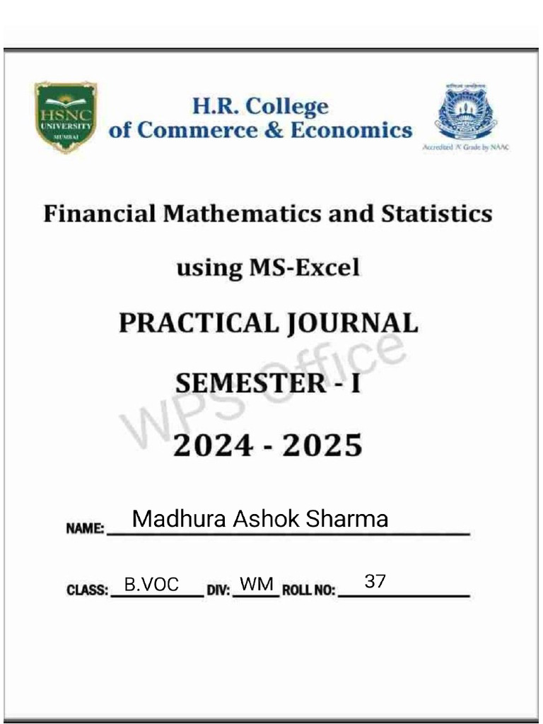 Maths Practical Sheets | PDF