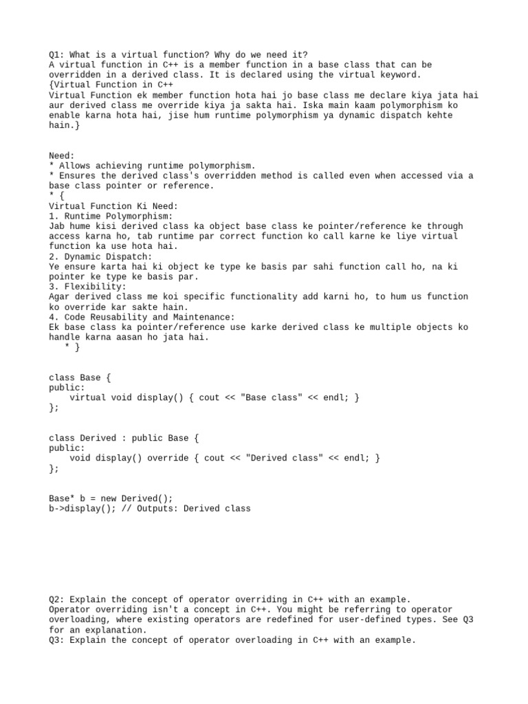 Neww PDF Cpp | PDF | Inheritance (Object Oriented Programming) | Class ... Neww PDF Cpp | PDF | Inheritance (Object Oriented Programming) | Class ...
