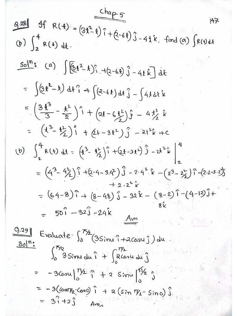 Vector Chapter 5 Soln | PDF